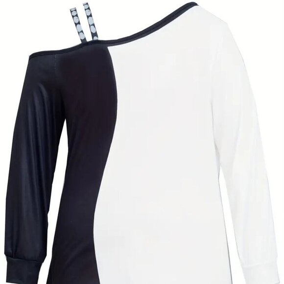 International | Tops | Cold Shoulder Long Sleeve Top | Poshmark